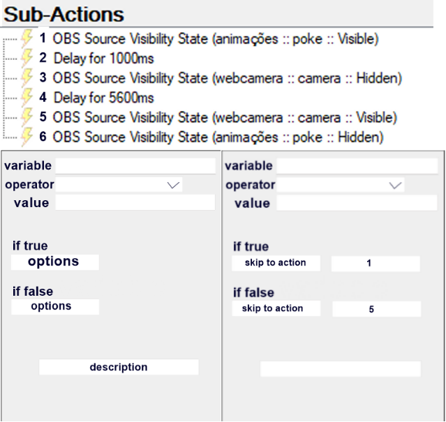 number the sub-actions and adapt to the if/else · Streamer.bot Ideas ...